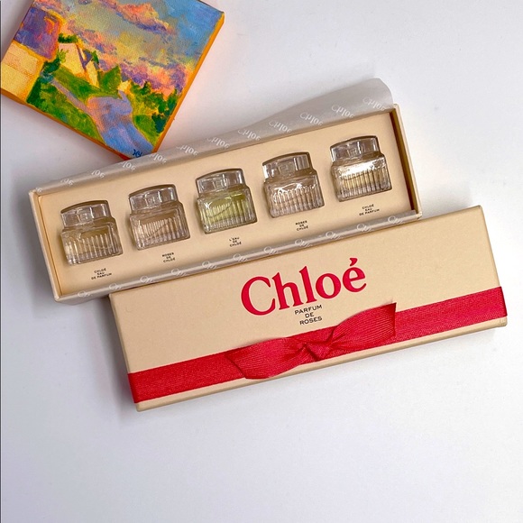 Chloe | Other | New Chloe Parfum De Roses Collection Set 5 Pcs Perfume ...
